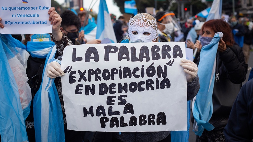 El "banderazo nacional" en fotos | Galería de imágenes | Página|12