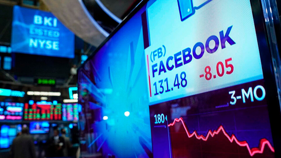 Las Acciones De Facebook Se Desplomaron En Wall Street Llegaron A