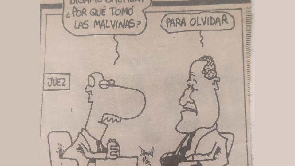 Hagamos el alcohol y no la guerra | De Galtieri a Foradori | Página|12