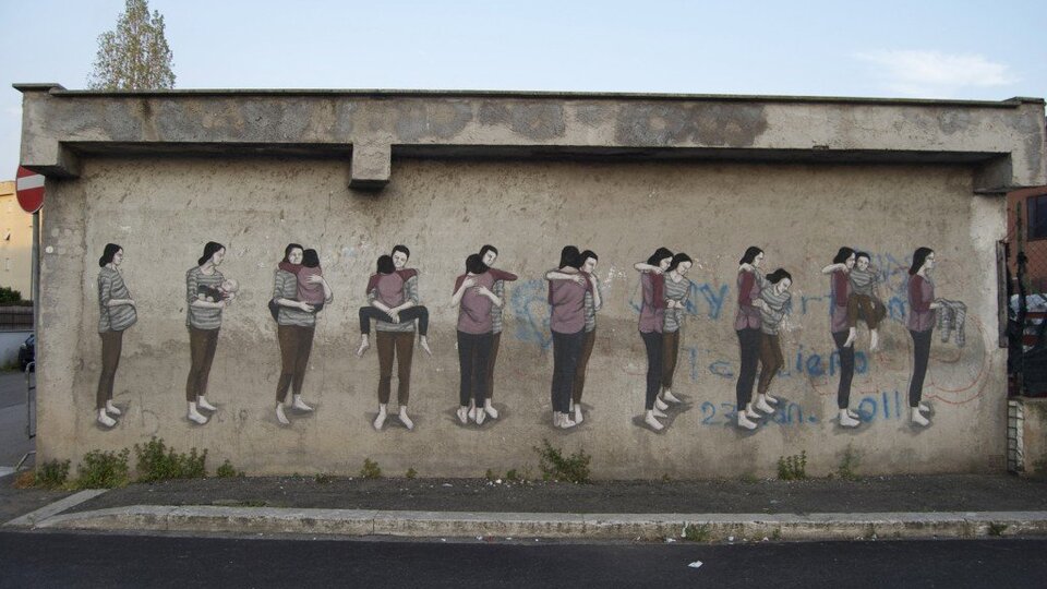 Los murales feministas de Hyuro | RESCATES | Página|12