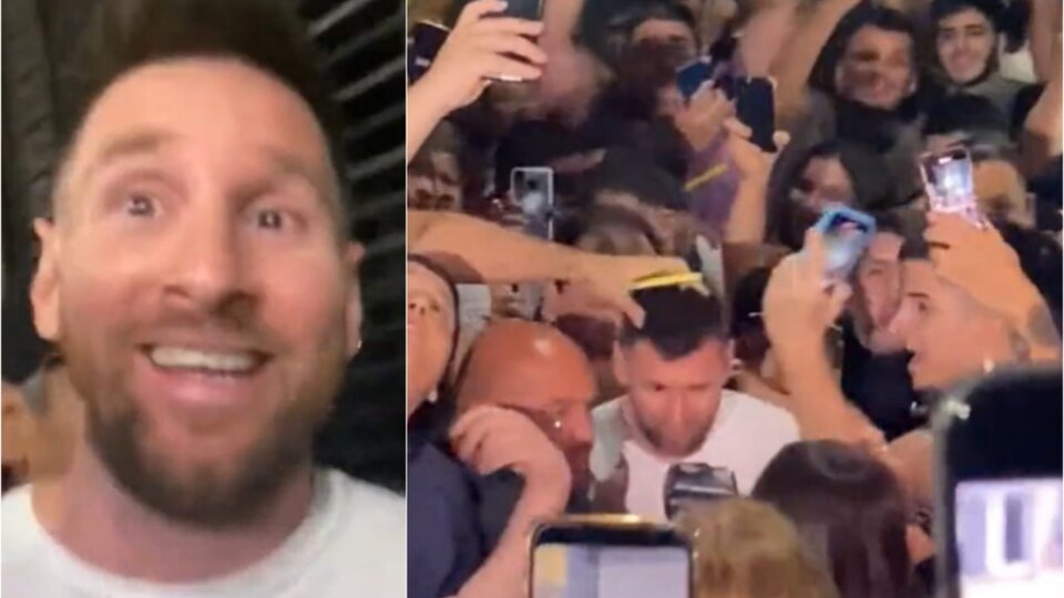 Lionel Messi fue a comer a la parrilla Don Julio y una marea de gente ...