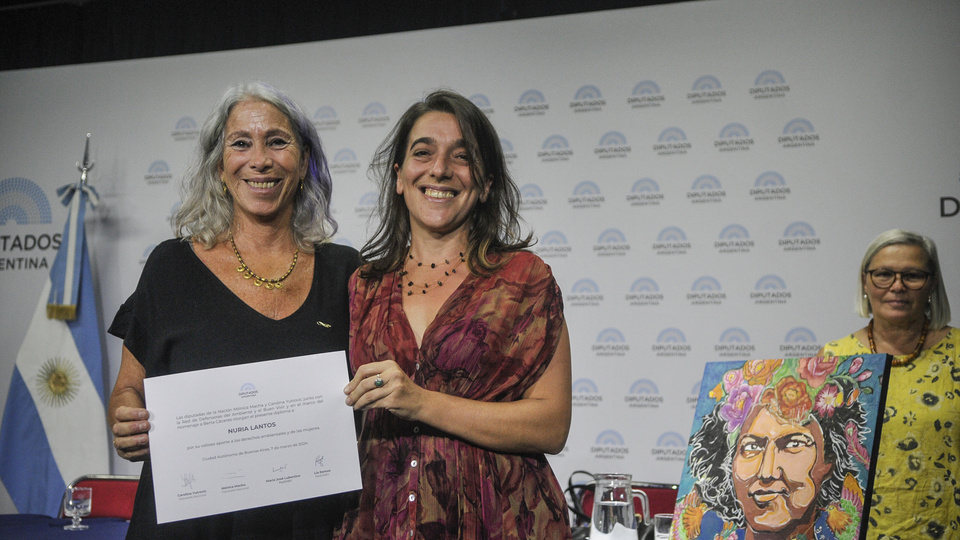 La Red de defensoras del ambiente entregó la distinción "Berta Cáceres ...