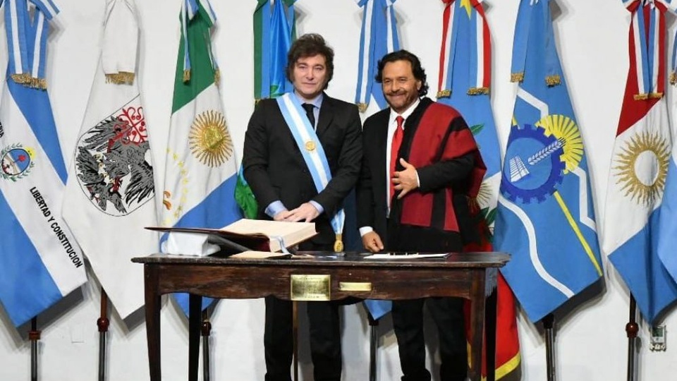 Sáenz destacó el apoyo de Milei y aseguró que el narcotráfico "nunca ...