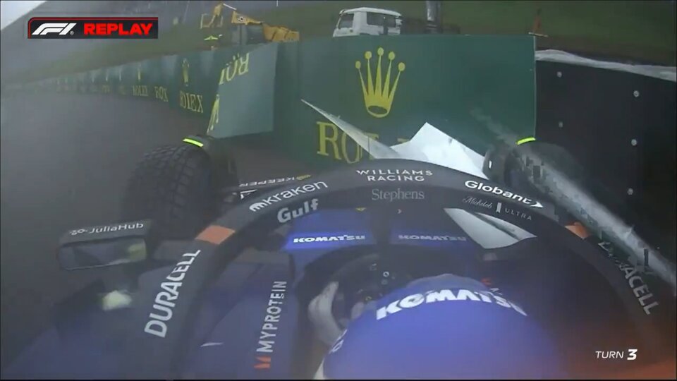 Así fueron los choques de Franco Colapinto en Interlagos | Videos de ...