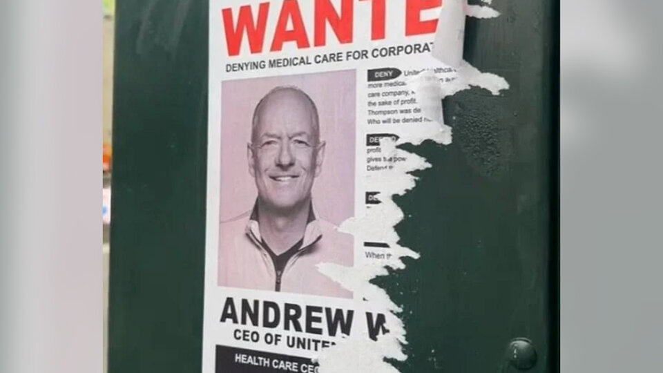 EE.UU: Carteles con amenazas a directivos tras el arresto del presunto ...