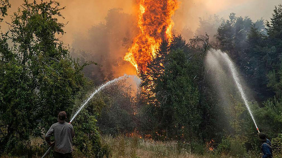 Tres focos siguen devorando la Patagonia | Brigadistas y voluntarios ...