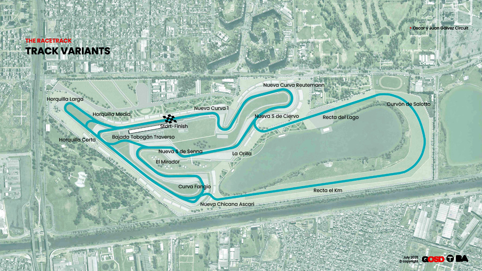 Las pistas que tendrá el nuevo Autódromo de Buenos Aires | Fórmula 1 ...