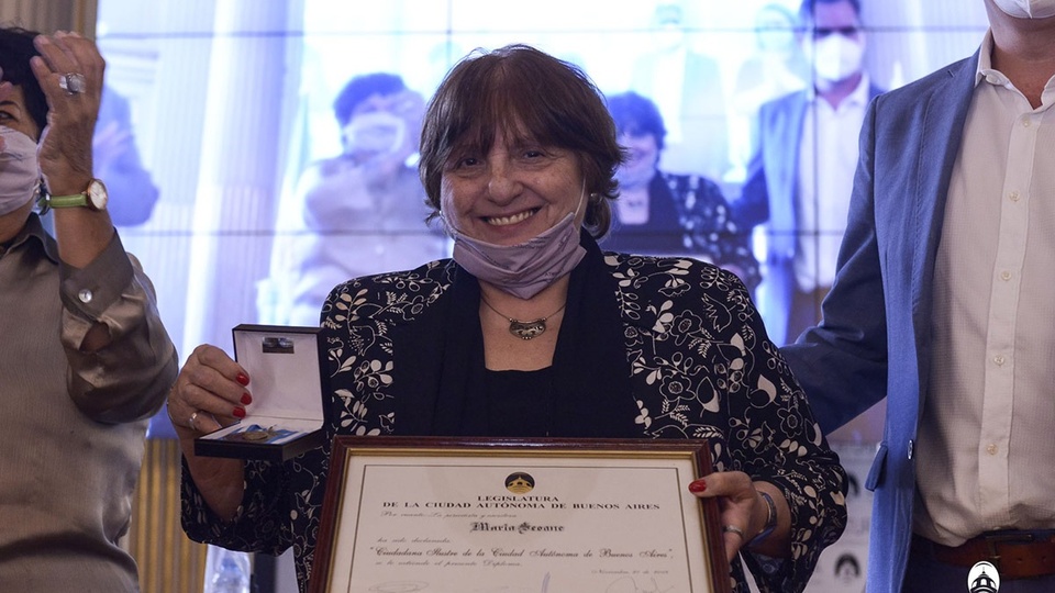 María Seoane fue declarada Ciudadana Ilustre de la Ciudad Autónoma de ...