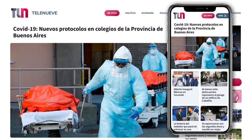 Canal 9 lanzó su sitio web de noticias con una nueva apuesta para ...