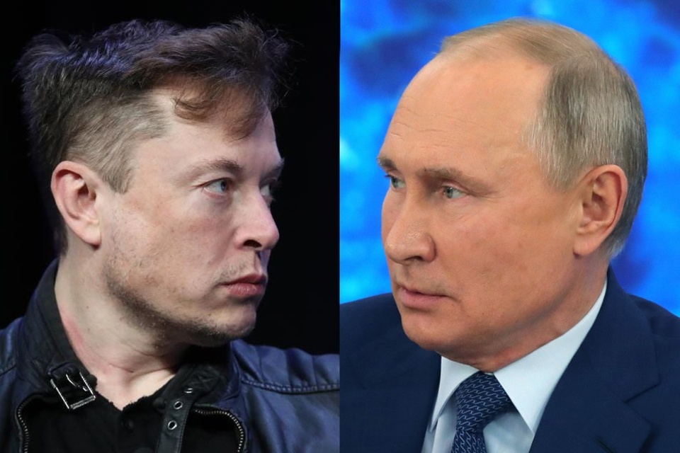 Elon Musk desafió a Vladimir Putin a un "combate cuerpo a cuerpo", con ...