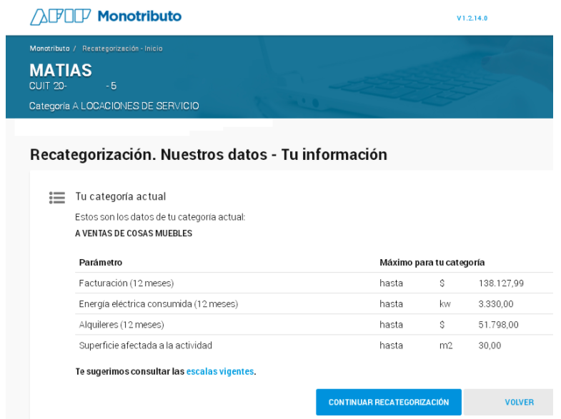 Monotributo: cómo hacer la recategorización que finaliza el 20 de enero ... Monotributo: cómo hacer la recategorización que finaliza el 20 de enero ...
