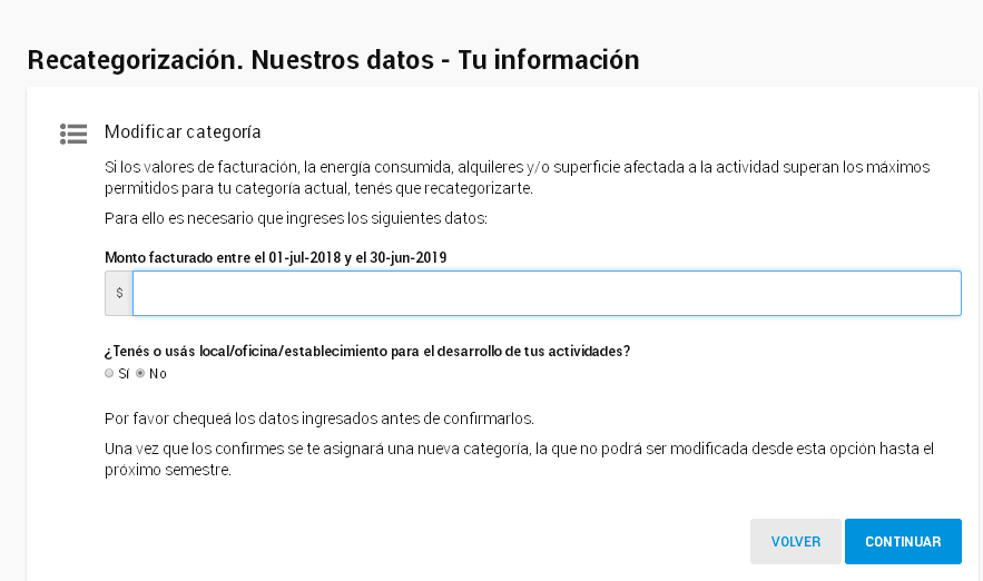 Monotributo: cómo hacer la recategorización que finaliza el 20 de enero ... Monotributo: cómo hacer la recategorización que finaliza el 20 de enero ...