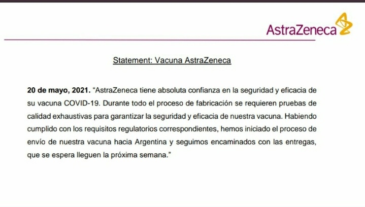 Anmat dio luz verde a la llegada de vacunas desde Estados Unidos | Le ... Anmat dio luz verde a la llegada de vacunas desde Estados Unidos | Le ...