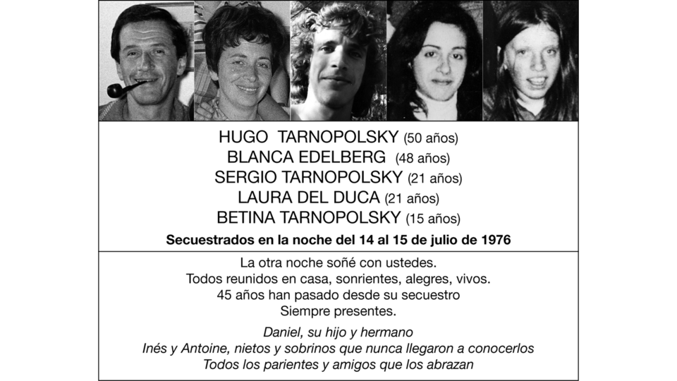 Daniel Alberto y Jorge Arturo Daroqui, Claudio Alejandro Ostrej, Daniel ...