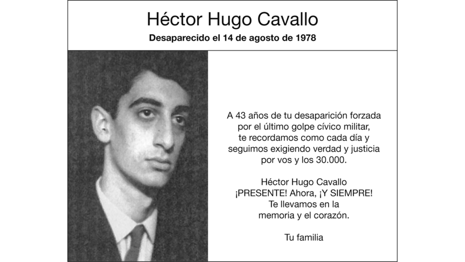 Fernando Rubén Brodsky, Héctor Hugo Cavallo, Hugo Vaisman, Víctor ...