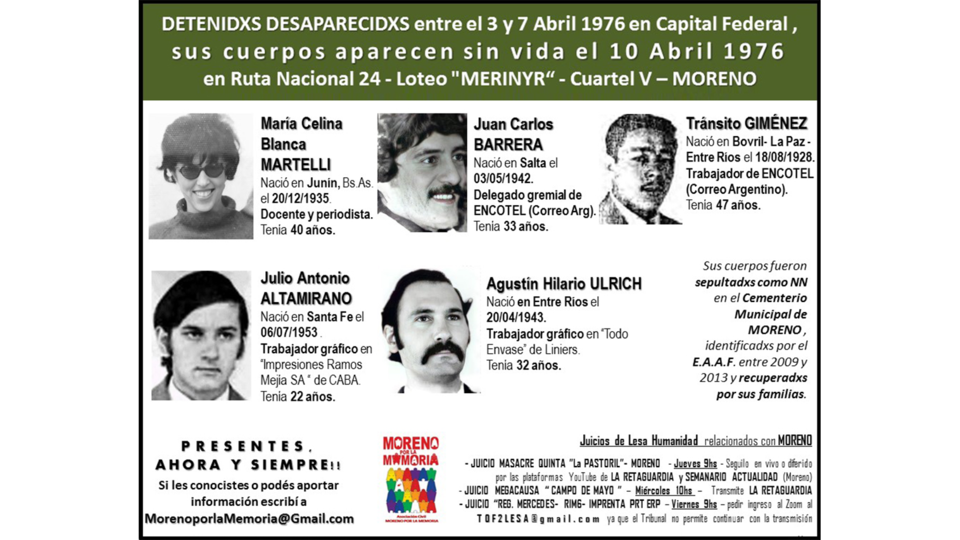 Julio Antonio Altamirano, Oscar Silverio Castillo, Mario Alberto ...