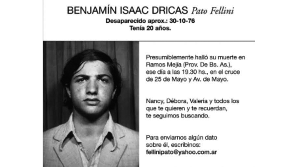 Benjamín Isaac Dricas, Alberto Marcelo Oro Moyano-María José Manuelita ...