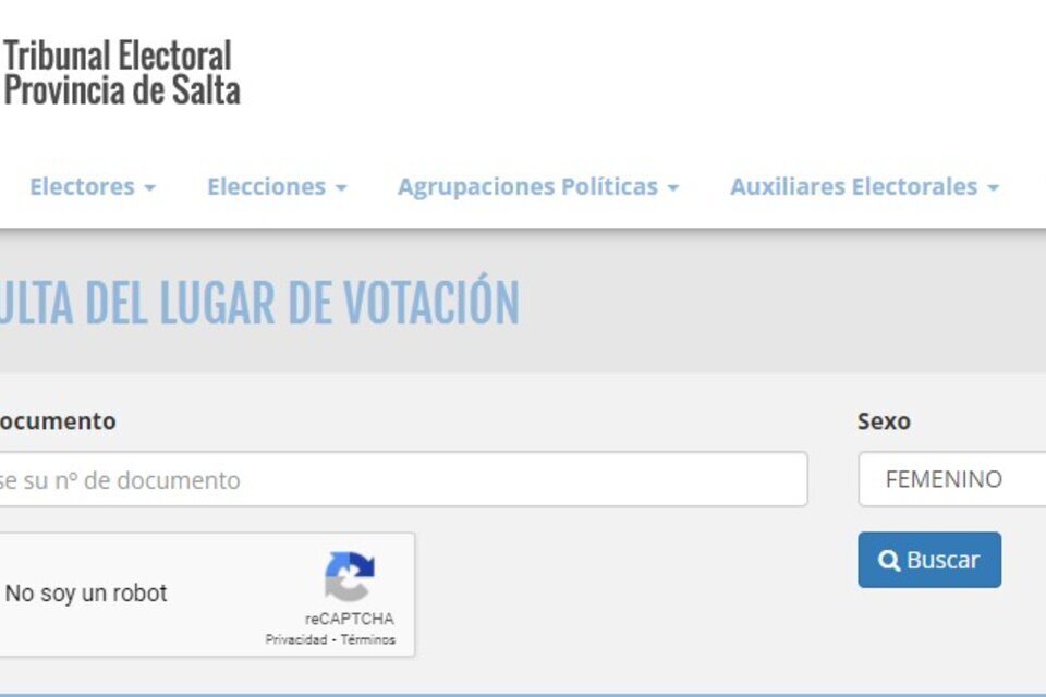 Dónde Voto En Salta 2023 Consultá El Padrón Electoral El Dato Para