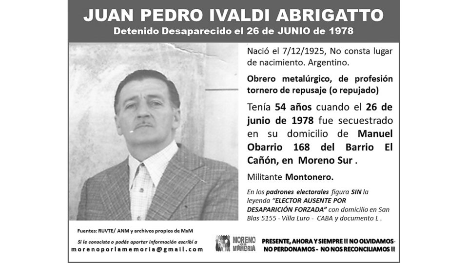 Juan Carlos Gualdoni, Pedro Bernardo Oviedo y Carlos Alberto Pérez ...