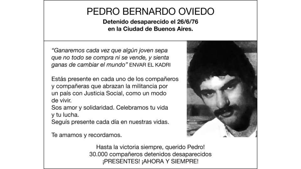 Juan Carlos Gualdoni, Pedro Bernardo Oviedo y Carlos Alberto Pérez ...