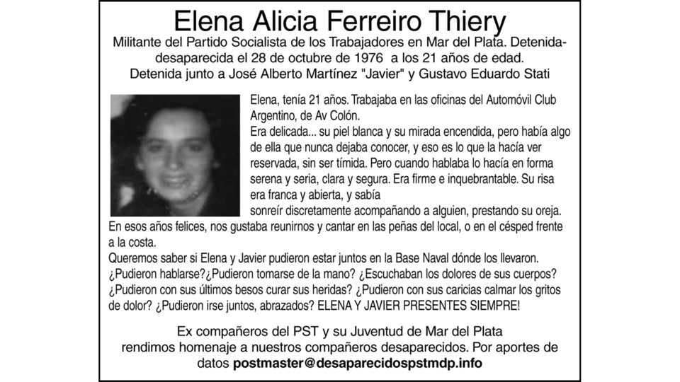 Hector Jorge Dadin, Elena Alicia Ferreiro Thiery, José Alberto Martínez ...