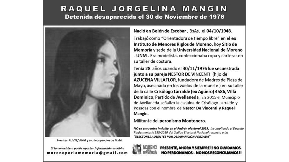 Francisco Antonio Bustos, Raquel Jorgelina Mangin, Guillermo Sobral y ...