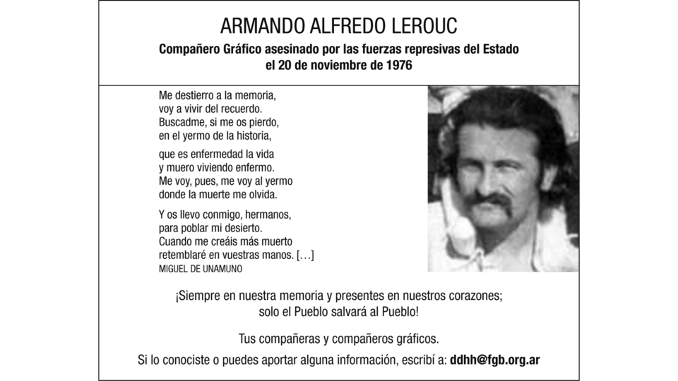 Homero Roberto Arce y Hernando Rodolfo Arce, Armando Alfredo Lerouc, y ...