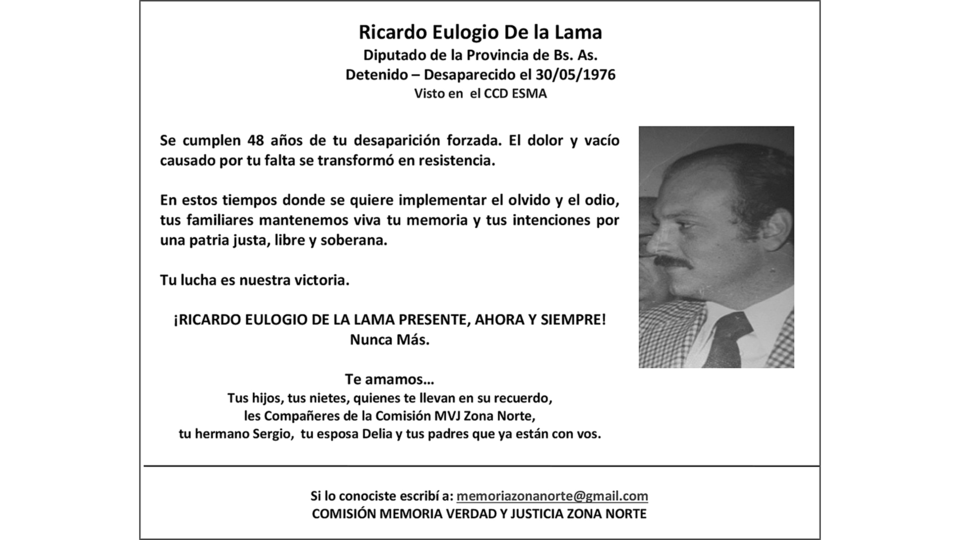 Esteban Alcoba, Ricardo Eulogio De la Lama, Electra Lareau y José ...
