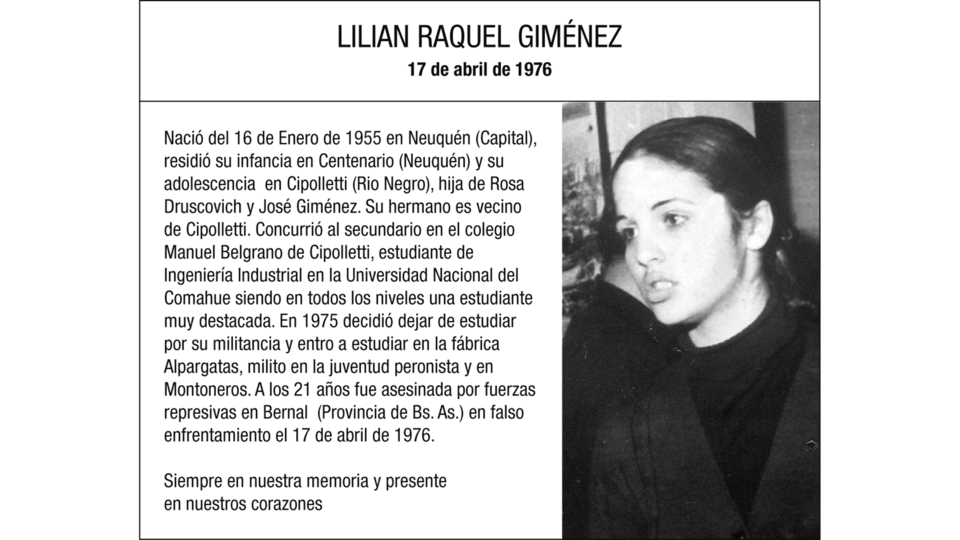 Claudio Argentino Casoy, Lilian Raquel Giménez, Mario Valerio Sánchez ...